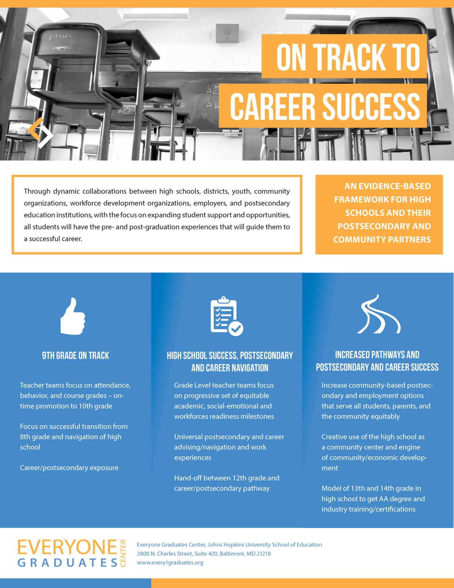 On Track to Career Success | Everyone Graduates Center